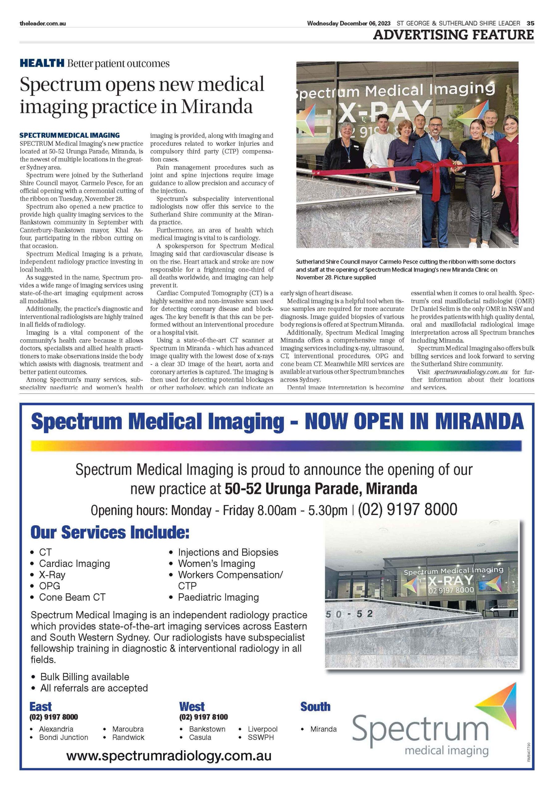 Spectrum is now in Miranda – GP Voice